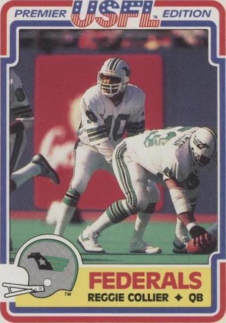 1984 Topps USFL - Reggie Collier #125 (RC) for sale online | eBay