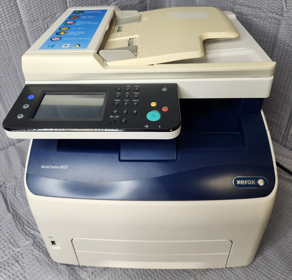 Xerox Workcentre 6027 A4 Colour Multifunction Laser