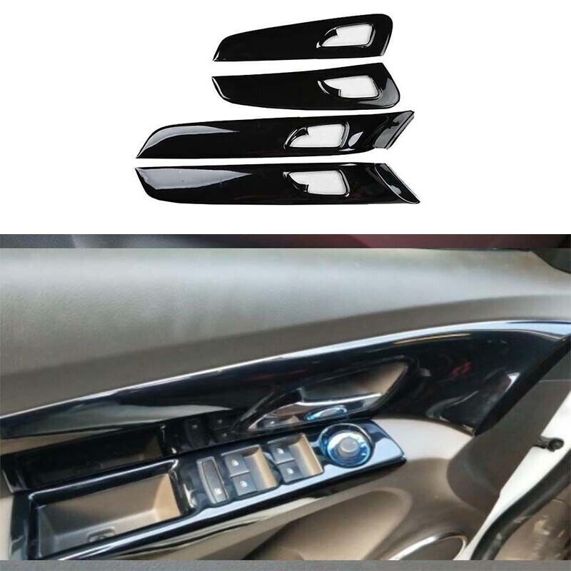 For Chevrolet Cruze 2010-2016 Gloss Black Inner Door Handle Panel Frame ...