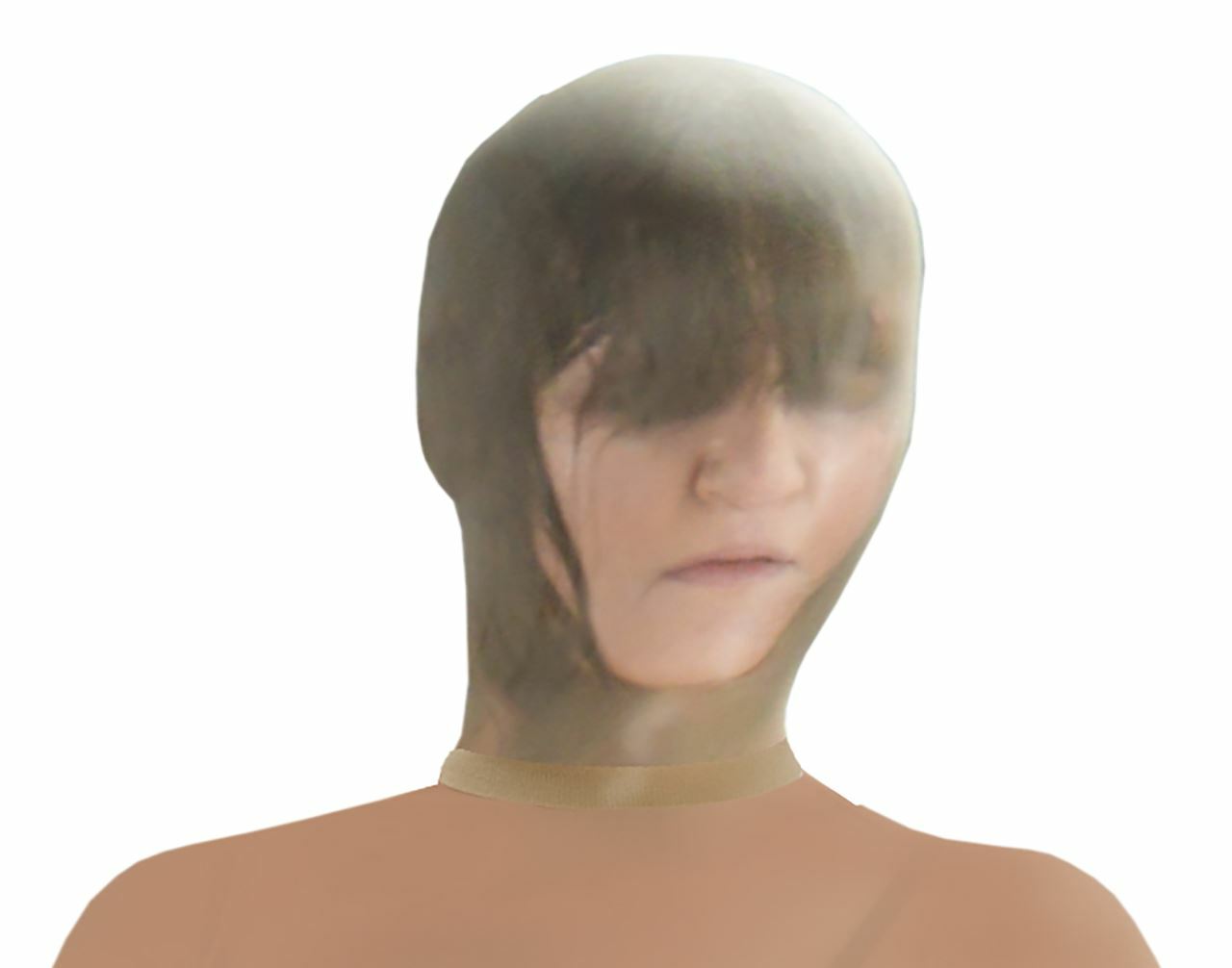 Oracle - Sheer Nylon Hood Encasement Mask in Shiny Pantyhose Finish | eBay