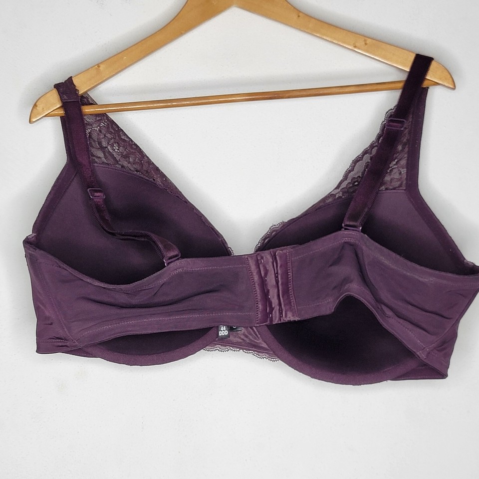 Torrid Curve 44DDD Purple Lace Plus Size Bra Padded Wired | eBay