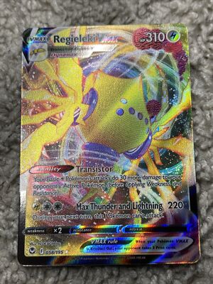 Regieleki VMAX 058/195 Full Art NM/M Silver Tempest Pokemon Card | eBay