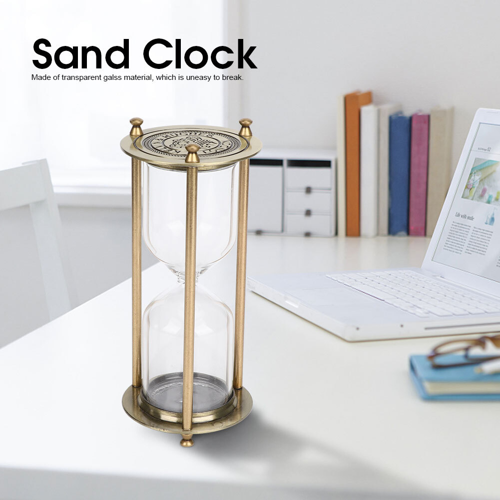 Glass Sand Clock Home Decoration Hourglass Timer Accessory Gifts ...
