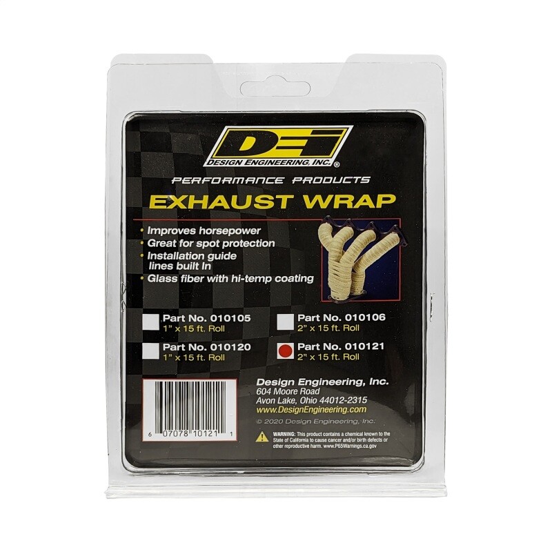 DEI Exhaust Wrap 2in x 15ft - Black | eBay