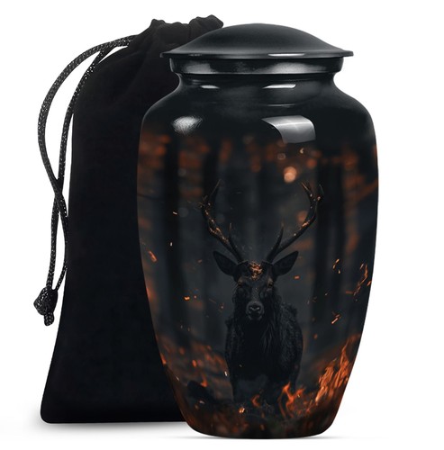 Venerated Deer Memorial - A Dignified Cremation Urn for Ashes | eBay