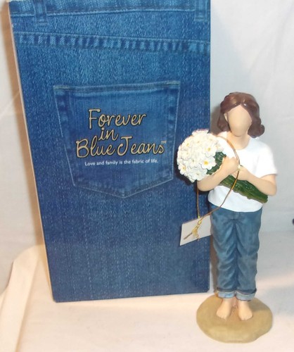 WESTLAND GIFTWARE FOREVER IN BLUE JEANS FIGURINE -THINKING OF YOU - FLOWERS | eBay