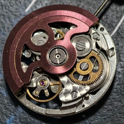 China Made Hollow Hangzhou 2189 Automatic Mechanical Movement Red Rotor ...