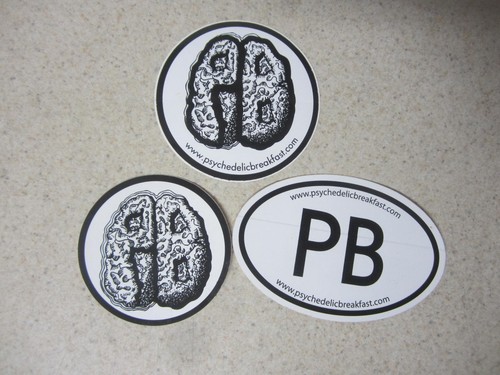 LOT OF 3 PSYCHEDELIC BREAKFAST VINYL STICKER | eBay