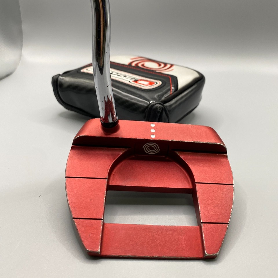 Odyssey O-Works Jailbird Mini Putter - Red - Steel Shaft - Right-Handed ...