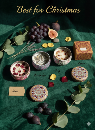 Christmas gift Soy Wax Scented Candles Long Burn, Non-Toxic Fragrance ...