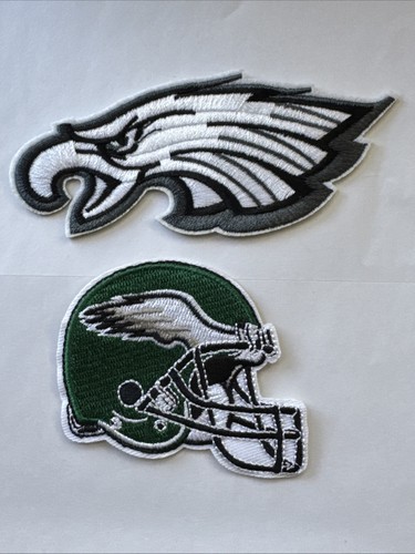 (2) Philadelphia Eagles Vintage Embroidered Iron On Patches Patch Lot 3” & 4” | eBay