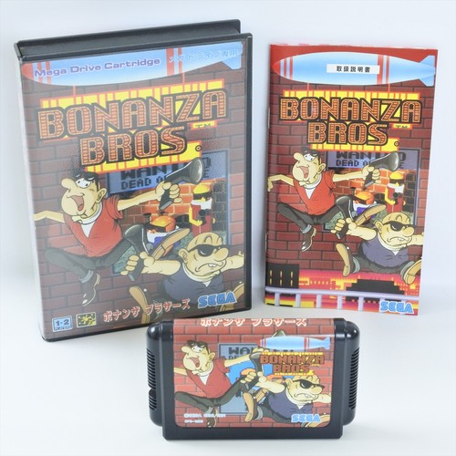 BONANZA BROS Mega Drive Sega 0785 md | eBay
