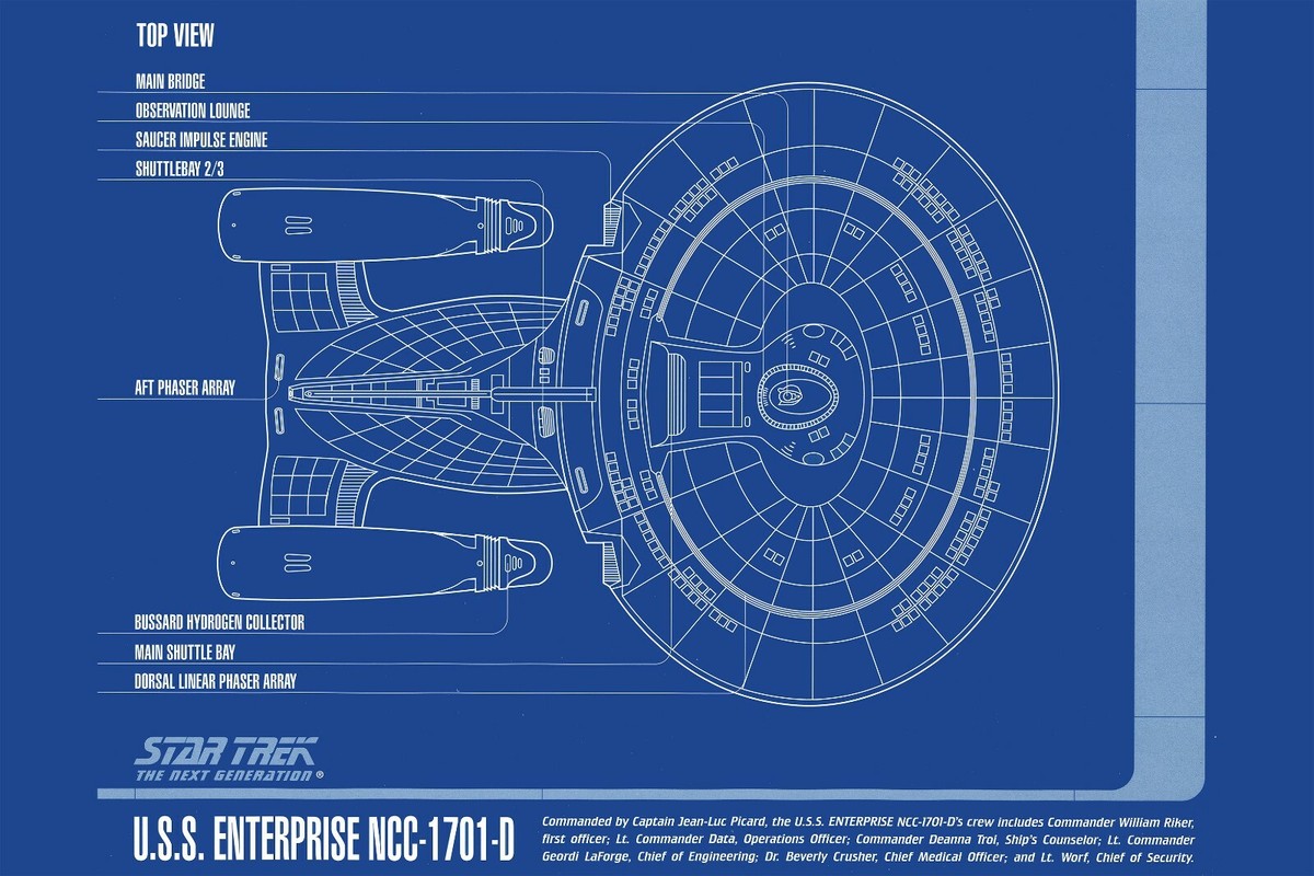 Enterprise Ncc 1701 D Blueprints