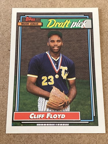 1992 Topps Draft Pick Cliff Floyd 186 Rookie RC | eBay