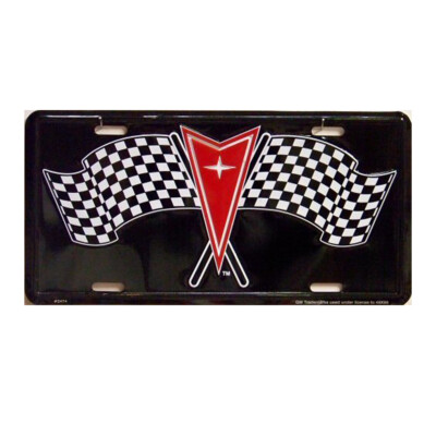 Pontiac racing flags checkered flag red white black truck race License ...