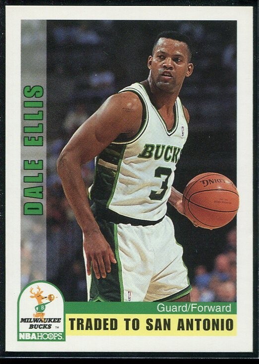 1992 Skybox Basketball Dale Ellis #126 Milwaukee Bucks Traded to San ...