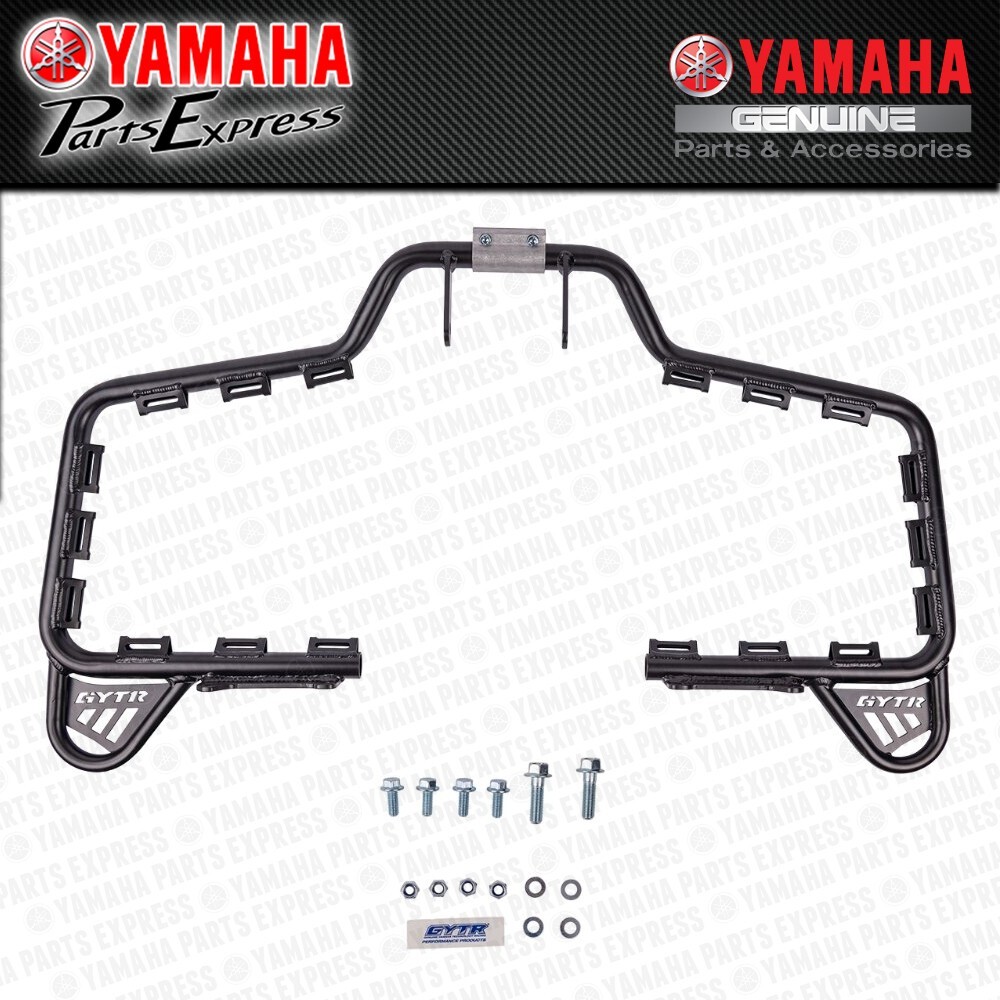 2009-2023 YAMAHA Raptor 700 YFM 700 R SE GYTR Black Aluminum Nerf Bars ...