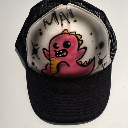 Nissin MA! Pink Monster Hat Black Snap Back Adjustable Cap | eBay