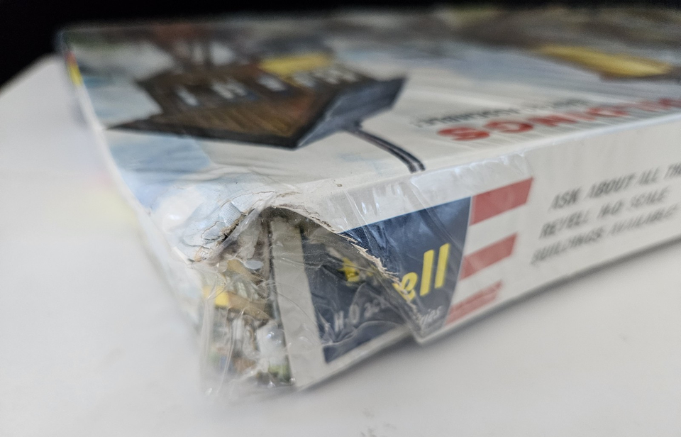 1958 Revell Model RR HO Scale Building 4 Trackside Buildings T-9002 ...