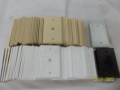 LOT OF 130 - ASSORTED Coax Wall Plate Jack Single Coaxial Cable Outlet ...