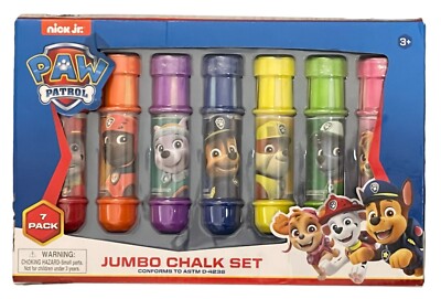 Nick Jr - Paw Patrol - Jumbo Chalk Set 7 Pieces | eBay