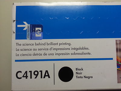 HP Black Toner C4191A, OEM 4500 & 4550 Cartridge NEW | eBay