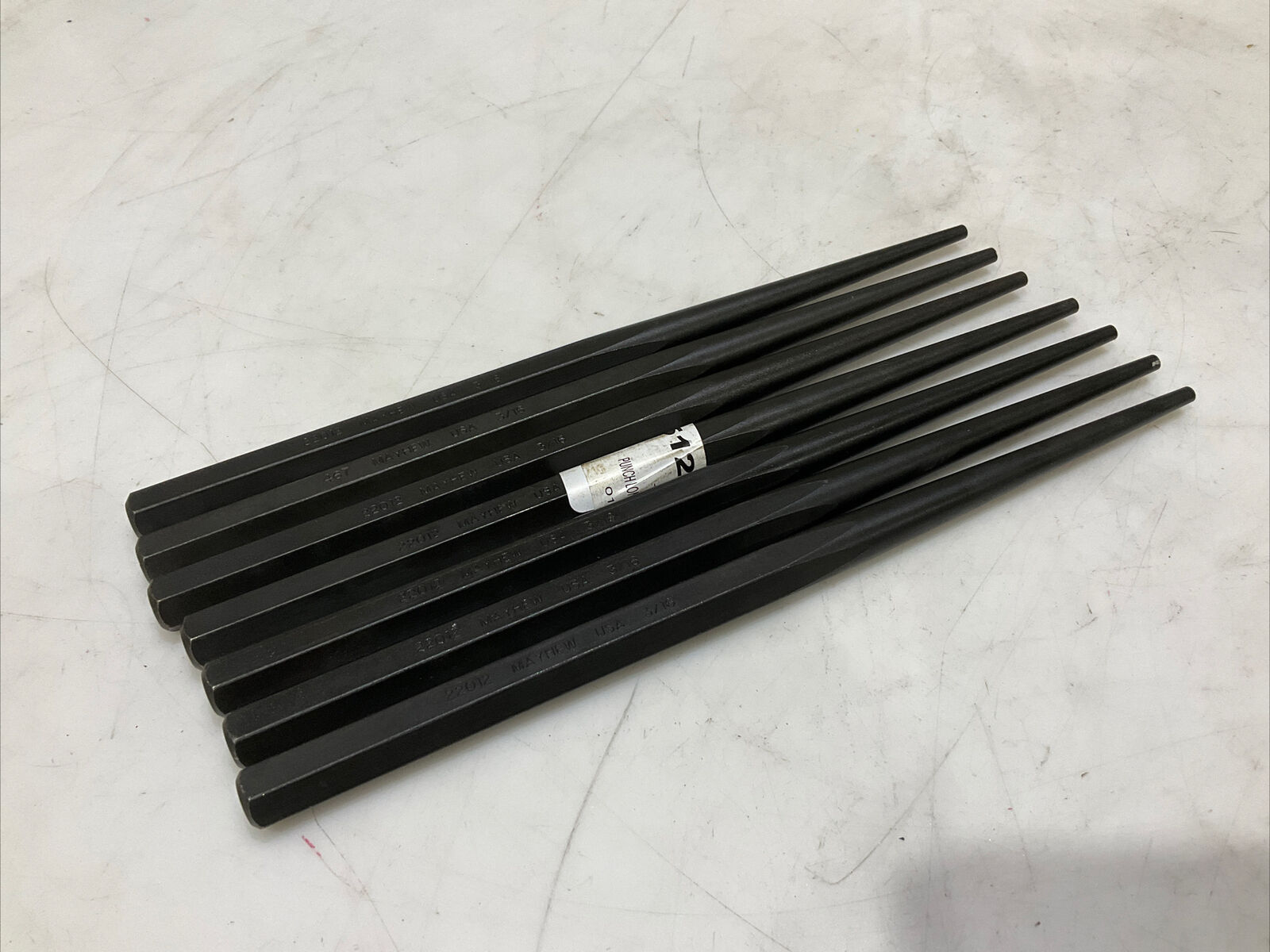 MAYHEW 22012 467 LINE UP PUNCH 3/16” X 10” LOT OF 7 373 | eBay