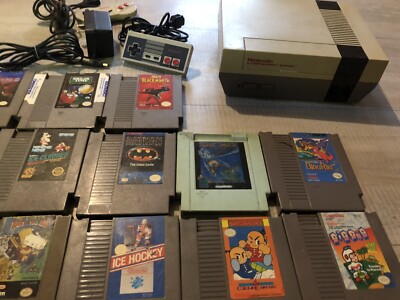 Nintendo Entertainment System NES Console - Gray (NES-001) 74299062940 ...
