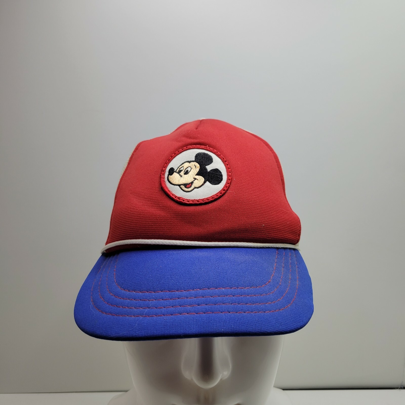 Vintage MICKEY MOUSE Snapback Trucker Hat Mesh Patch … - Gem