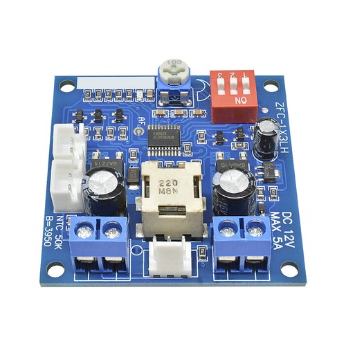 DC 12V 5A PWM Motor Speed PC Fan High-Temp Alarm Temperature Controller ...