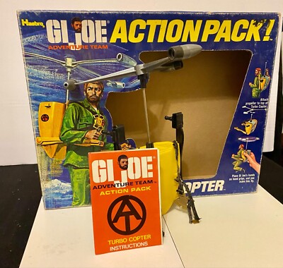 GI JOE ACTION PACK "TURBO COPTER" WITH ORIGINAL BOX VINTAGE | eBay