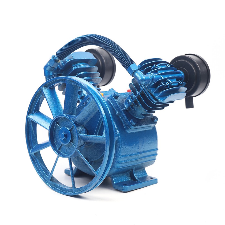 Air Compressor Pump Head 115PSI 2HP Twin Cylinder Air Compressor Pump ...