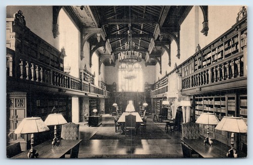 Postcard - The Reading Room at Folger Shakespeare Library Washington DC ...