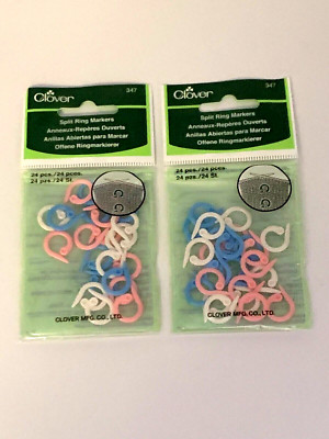 Lot 2 Clover-Split Ring Markers-24/Pkg each | eBay