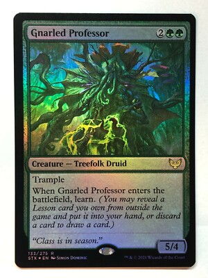 MTG Gnarled Professor Strixhaven: School of Mages 133/275 Foil Rare | eBay