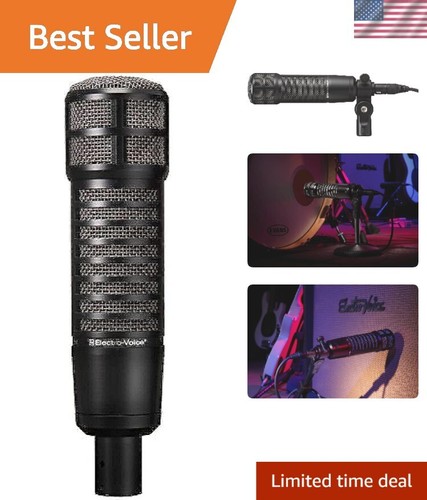 Professional Dynamic XLR Microphone with Dual Voicing for Optimal Sound ...