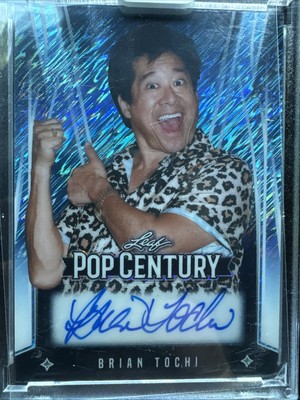 2025 Leaf Pop Century Brian Tochi Platinum Blue Crystals Auto /7 | eBay