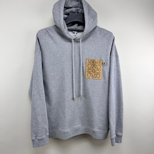 Loewe Leather Patch Anagram Hoodie M 123148854 | eBay