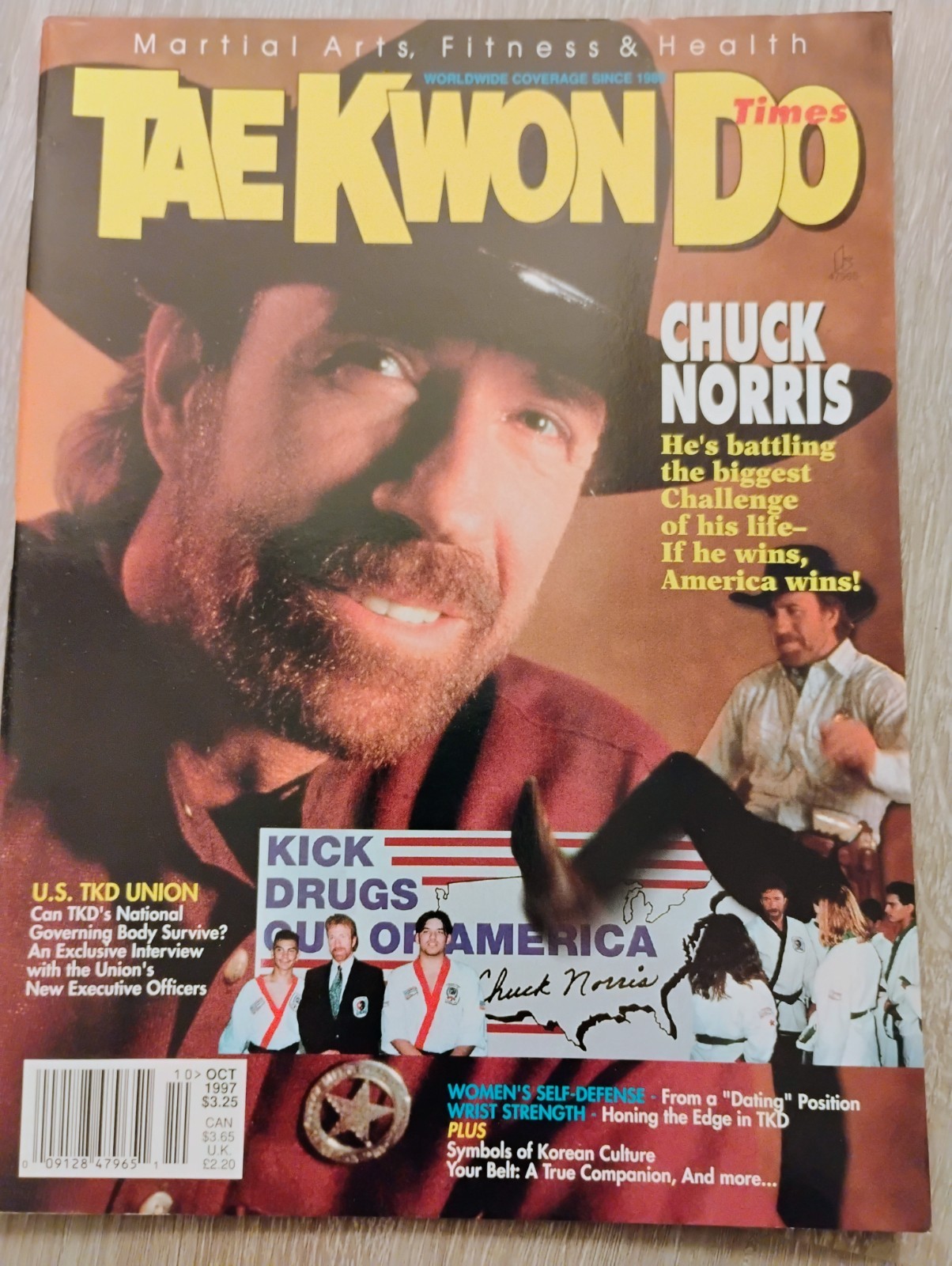 Tae-Kwon-Do Times Magazine, October 1997 (Chuck Norris) | eBay