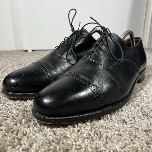 Peal & Co Brooks Brothers Men's Oxford Dress Shoes Size 11 E Black ...