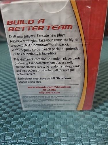 NFL SHOWDOWN 2002 SPORTS CARD GAME TWO PLAYER STARTER SET BOX FACTORY ...