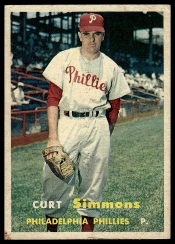 1957 Topps #158 Curt Simmons | eBay