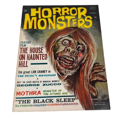 Horror Monsters Magazine Volume 3 # 9 by Charlton Comics Fall 1964 ...