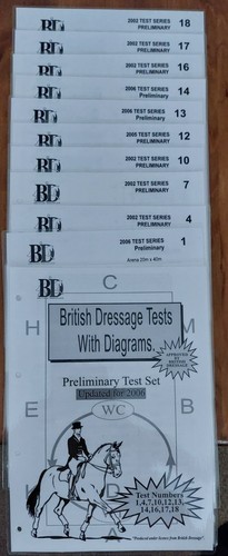 british dressage Laminated Test Sheets | eBay UK