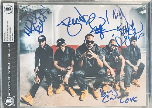 STATE PROPERTY Autographed Signed BAS Slabbed 8x10 Photo Beanie/Freeway ...