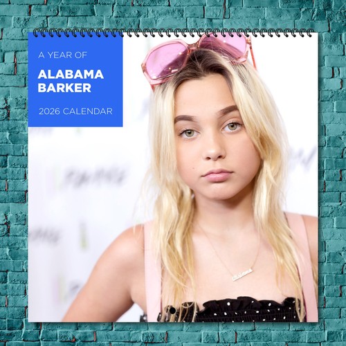 Alabama Barker 2026 Wall Calendar 12-Month Celebrity Calendar Fan Gift ...
