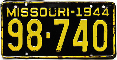 Missouri Antique License Plates | eBay