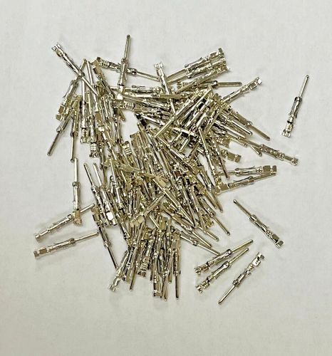 Lot of 100 TE Connectivity/AMP 1-66099-5 Type III Pin Contact Tin 18-16 ...