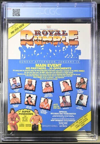 Brother Love Bruce Prichard WWF Wrestling Magazine January 1989 CGC 9.2 ...