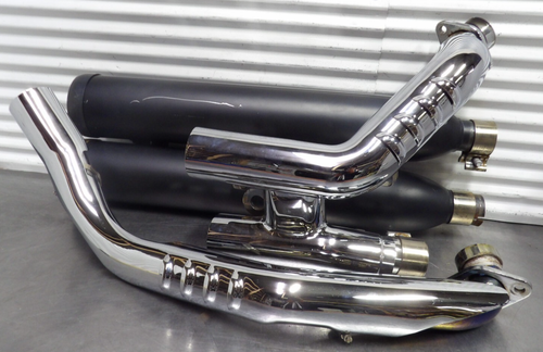 19 Indian Scout Bobber full stock exhaust system headers mufflers -not ...